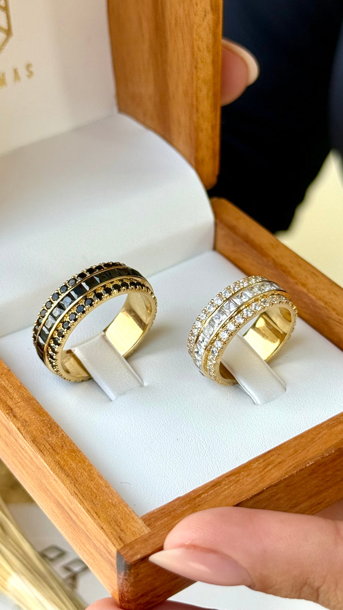 Alianças de casamento em Ouro - Modelo “Amor eterno” – Adamas Alianças